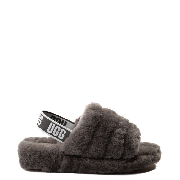 UGG | Shoes | Ugg Fluff Yeah Fur Slides Gray Size 8 | Poshmark